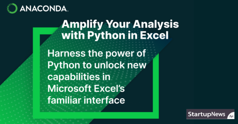 Anaconda and Microsoft unveil innovative Python integration in Excel
