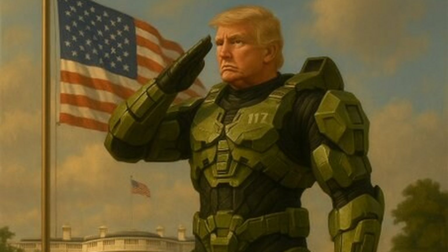 Donald Trump as master chief? White House joins GameStop’s ‘End of ...