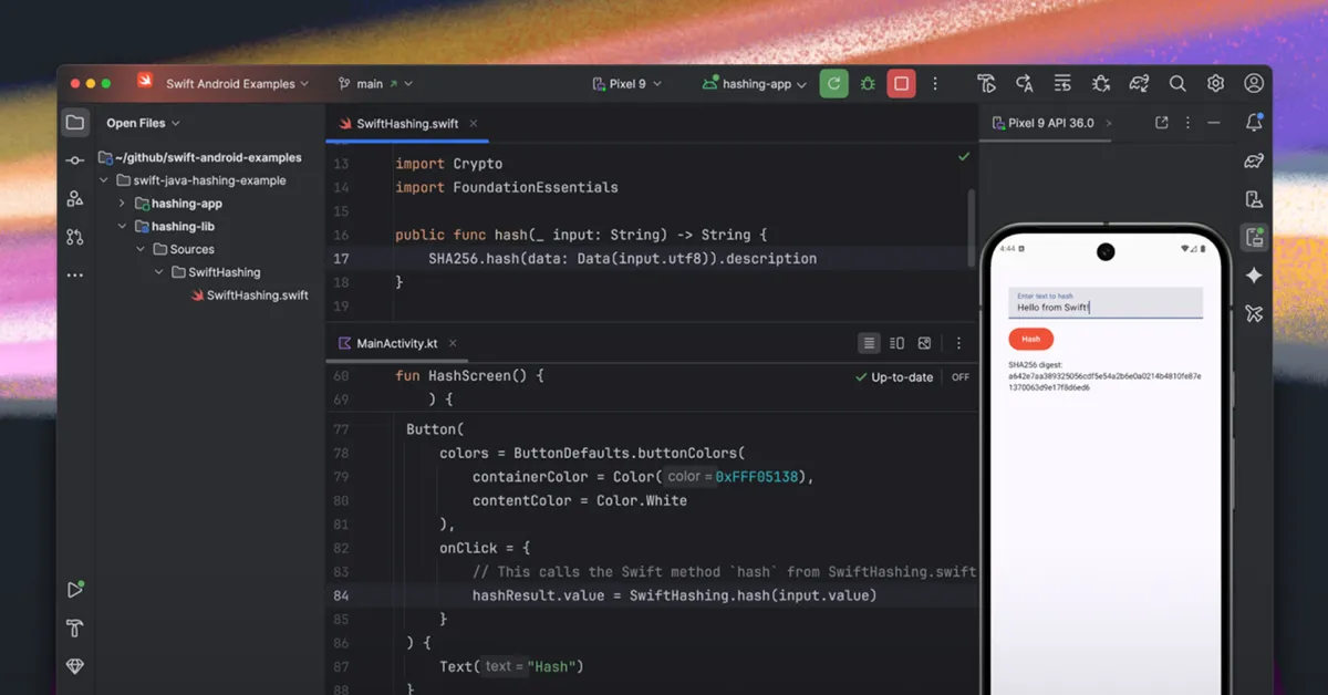 Swift SDK for Android now available
